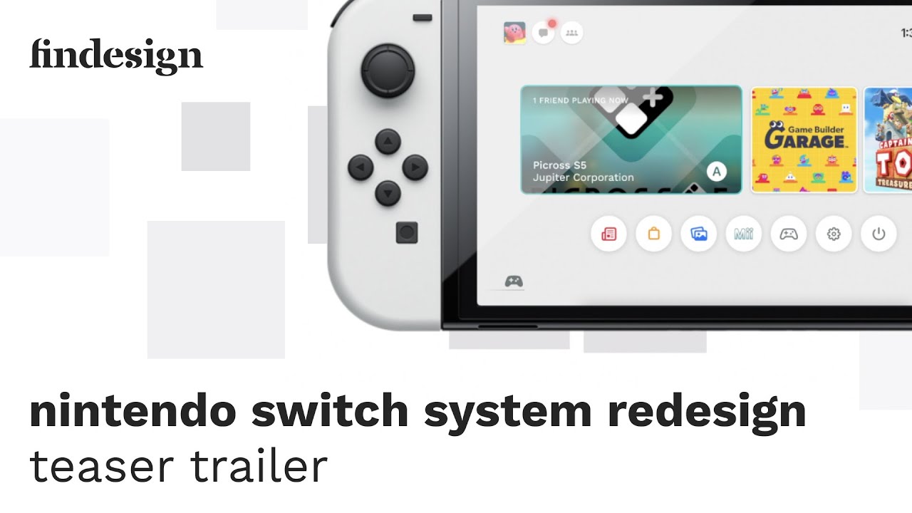 Nintendo Switch System Redesign | Teaser Trailer | findesign - YouTube
