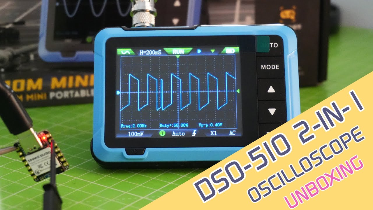 FNIRSI® Mini Handheld Portable DSO | Signal Generator | Unboxing ...
