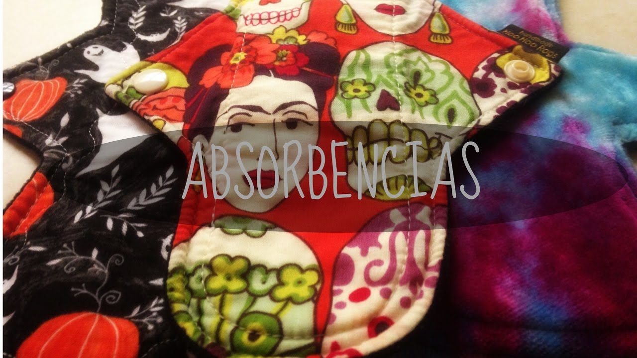 Absorbencias para toallas reusables - YouTube