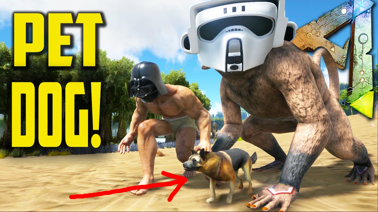 Ark Survival Evolved - PET DOG, Darth Vader. Stormtrooper, Scout ...