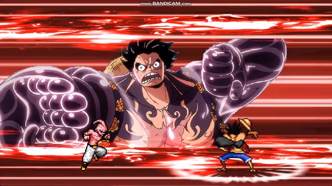 Kid Buu VS Luffy(Dragon Ball Z VS One Piece)[MUGEN] Death Battle - YouTube