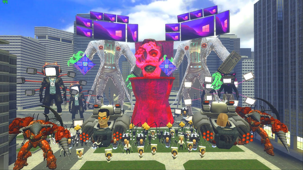 NEW EVOLUTION PCMAN TITAN VS GIANT GMAN CURSED And ALL SKIBIDI TOILET ...