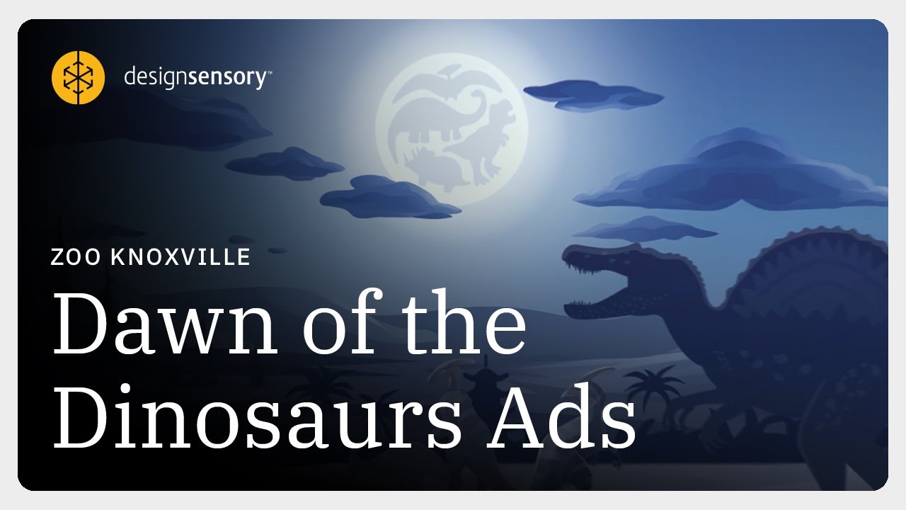 Dawn of the Dinosaurs Animated Ads | Zoo Knoxville - YouTube
