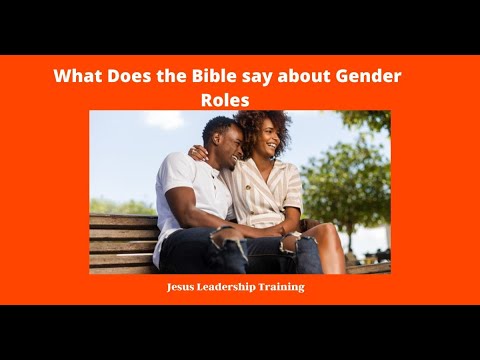 Gender: Bible Verses about Gender Roles - YouTube