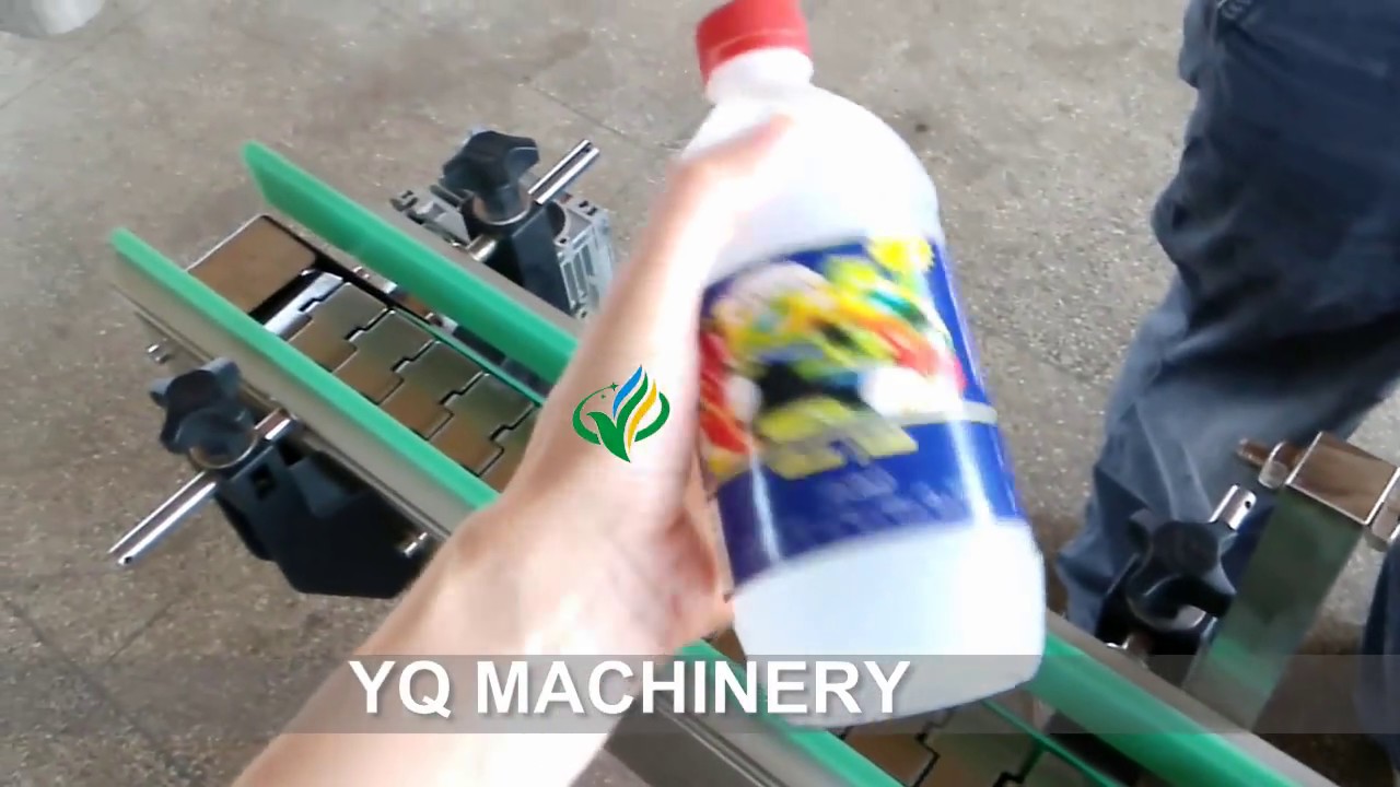 automatic Plastic Bottle Label Pasting Machine Price Customized For Wet ...