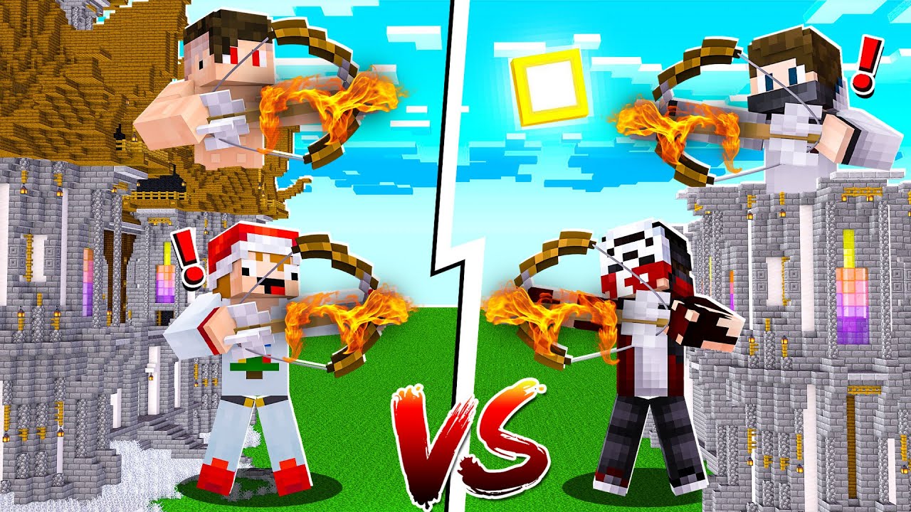 PATLAYAN OK VS ALEVLİ OK - Minecraft Okçu Savaşları - YouTube