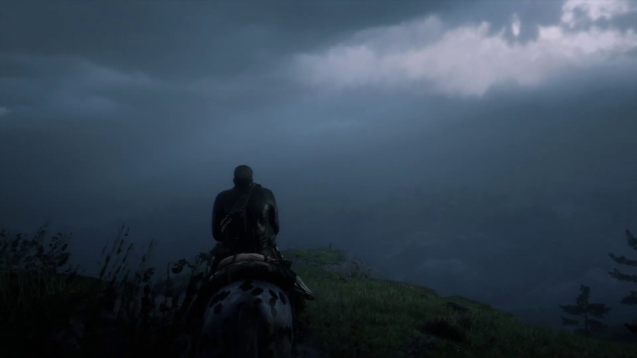 Beautiful storm in Red Dead Redemption 2 [PS4 Pro] - YouTube