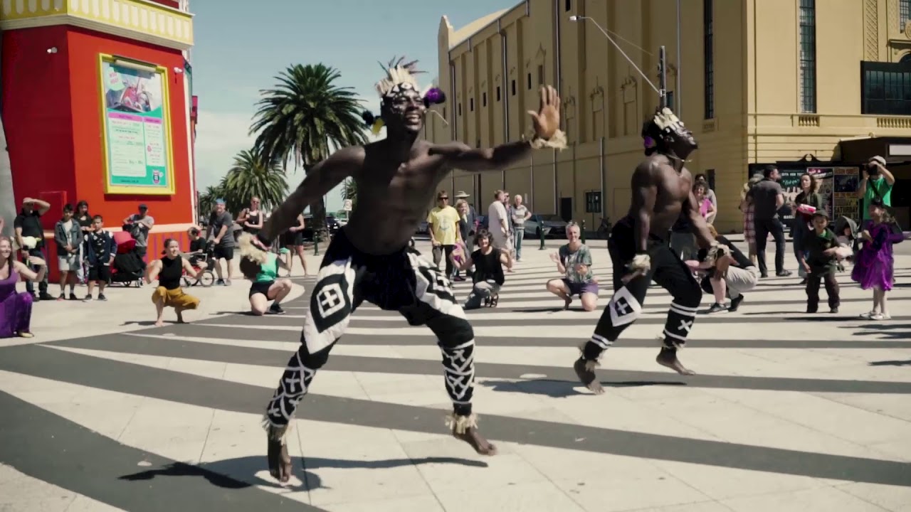 Luna Love - African dance flash mob - YouTube