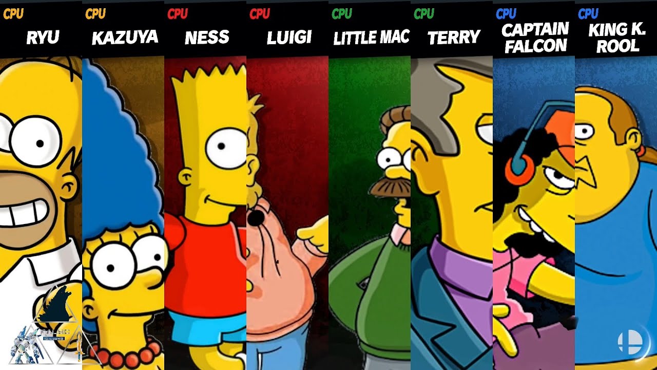 The Simpsons 4 Team Battle - YouTube