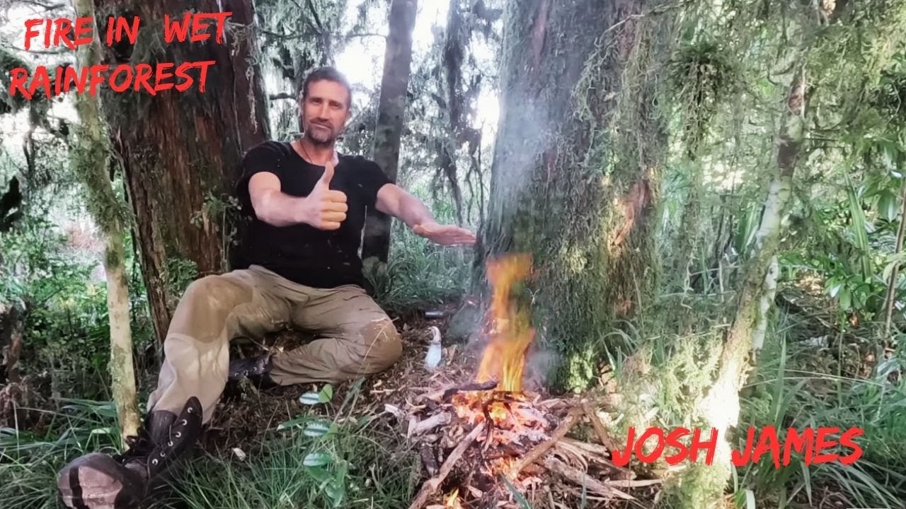 Can You REALLY Start a Fire in a WET RAINFOREST? Josh James Shows You ...