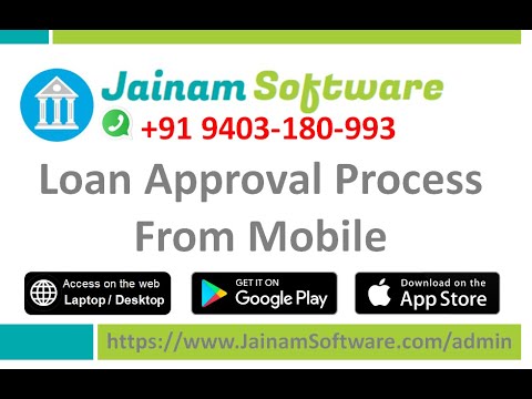 Loan Approval Process From Mobile | Jainam Software - YouTube