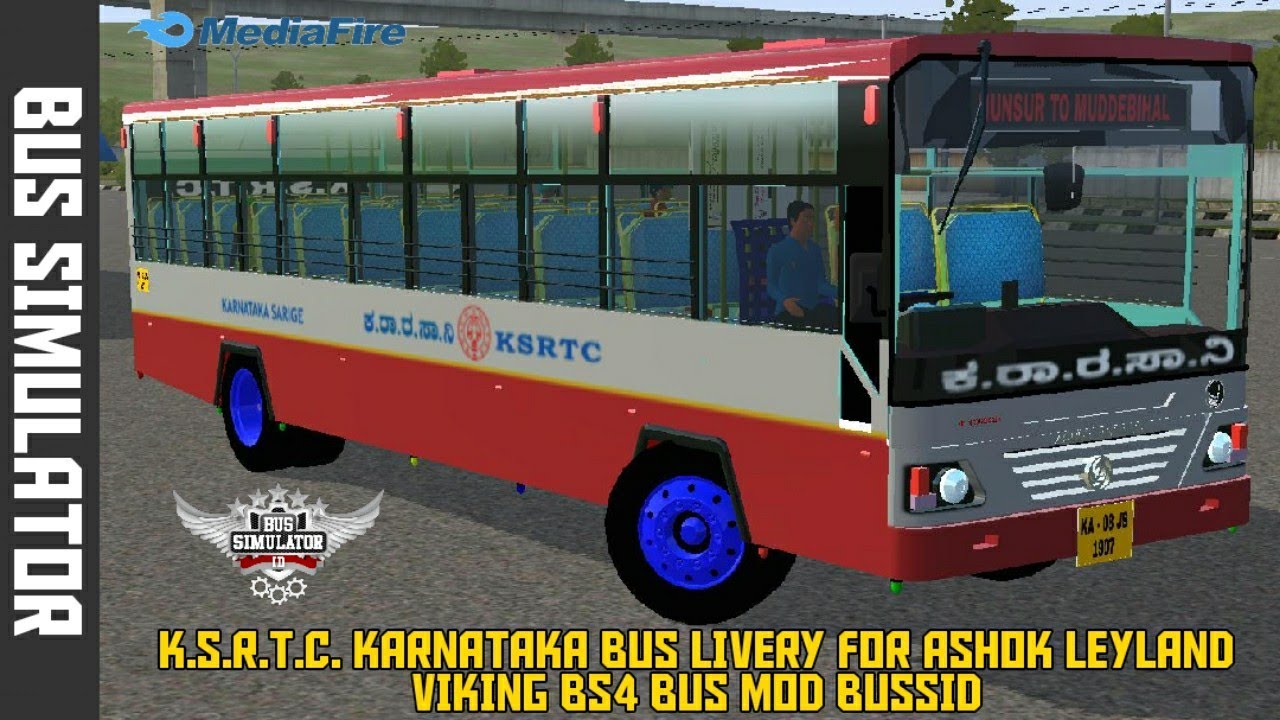 K.S.R.T.C. BUS SKIN || K.S.R.T.C. KARNATAKA BUS LIVERY FOR ASHOK ...