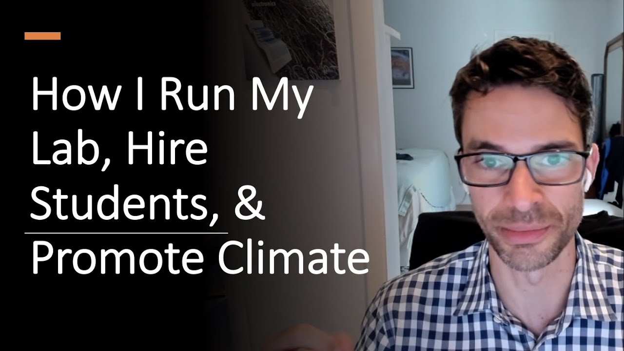 How I run my lab: check ins, hiring students, and promoting good ...