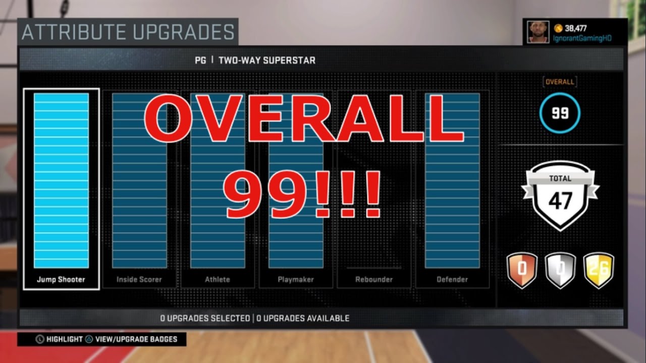 ONLY 1% OF 2K PLAYERS KNOW THIS STRATEGY TO GET TO OVR 99!! - YouTube