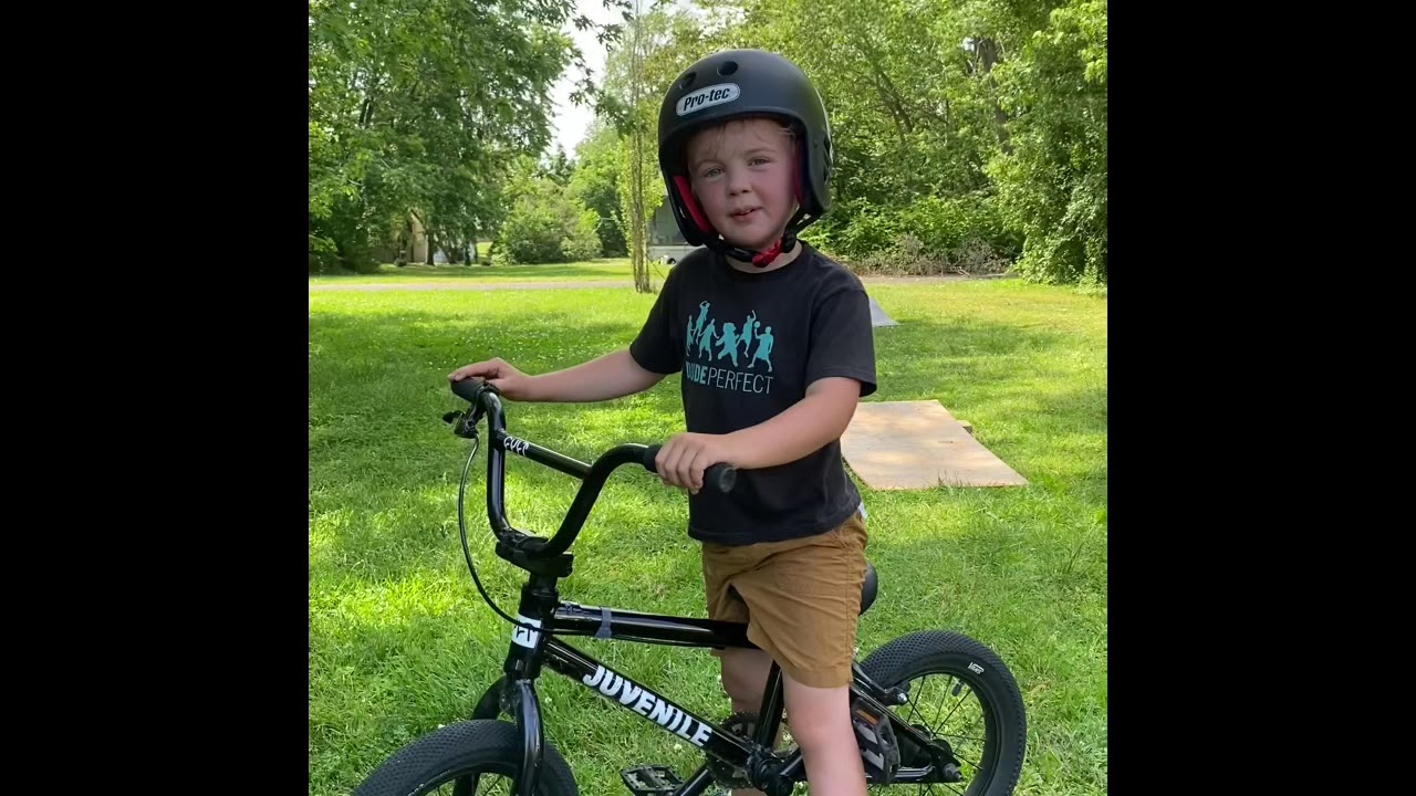 Timmy’s first bmx video cult 5 years old - YouTube