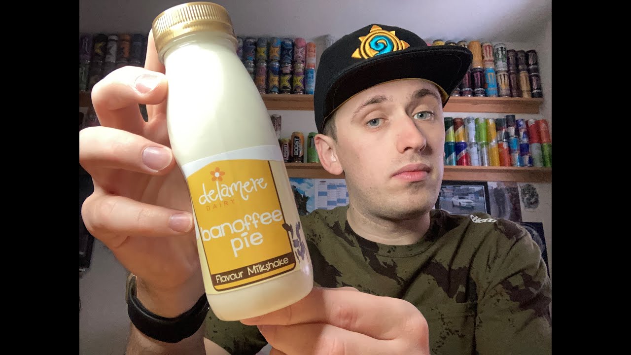 Drink Review - Delamere Dairy: Banoffee Pie Milkshake - YouTube