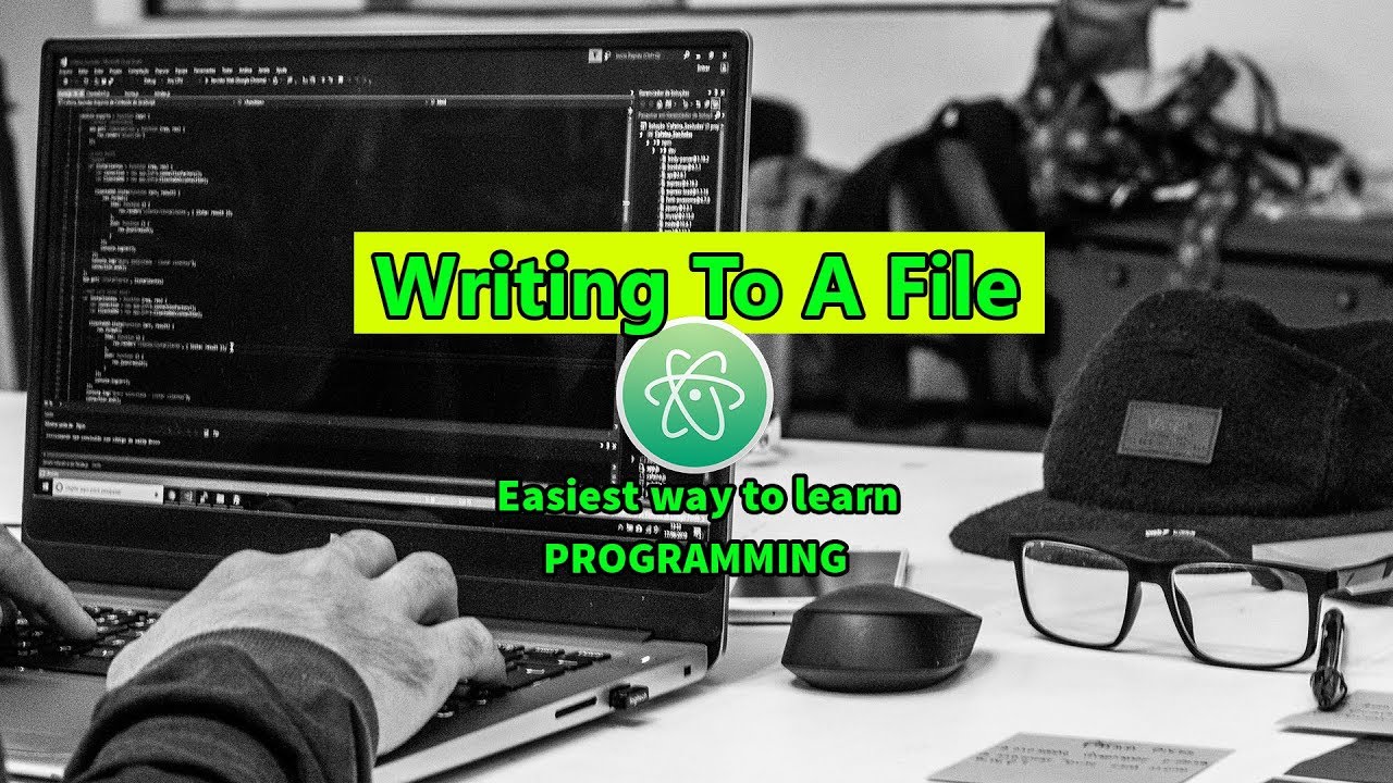 Writing To A File Easiest Way To Learn C With Atom Editor In Windows 10 90 Youtube
