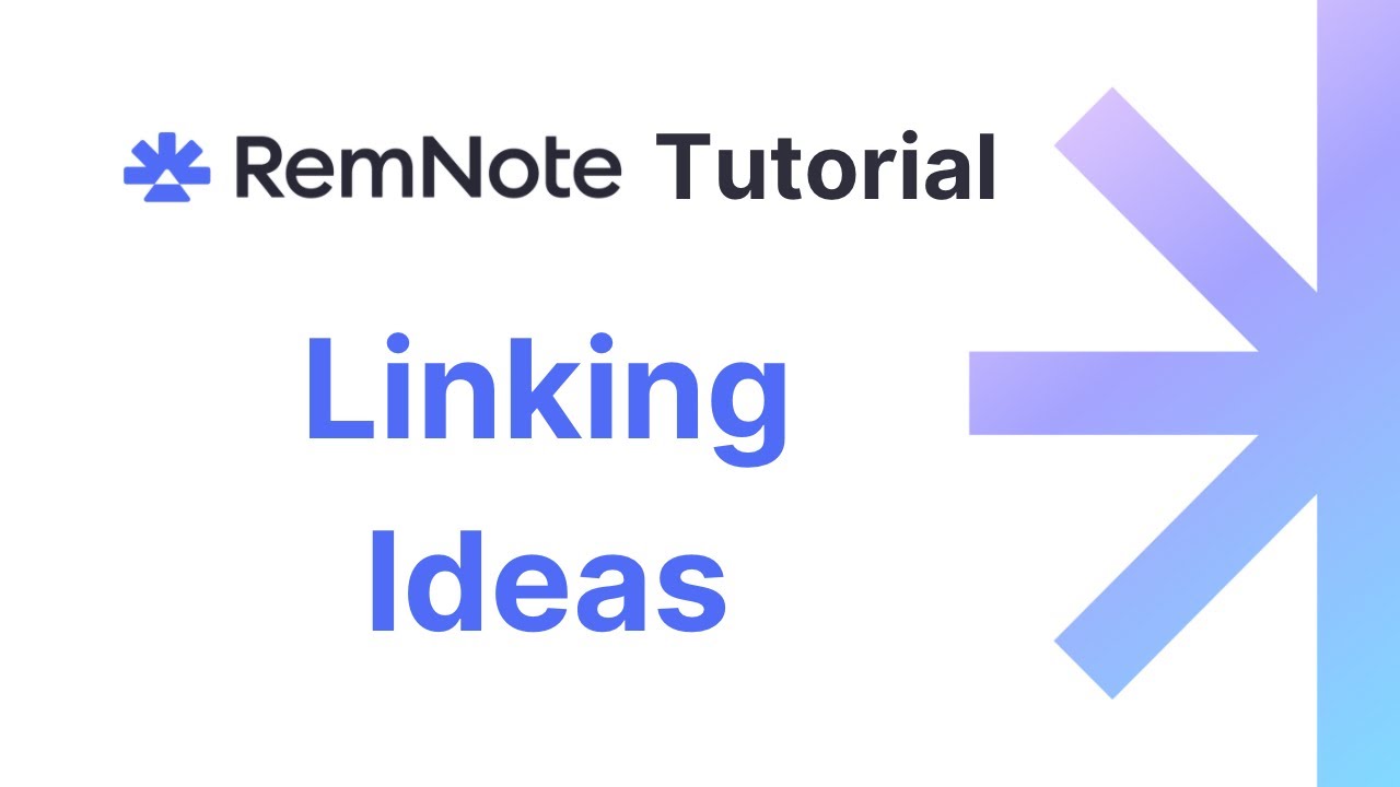 RemNote Tutorial #7: Linking Features - YouTube