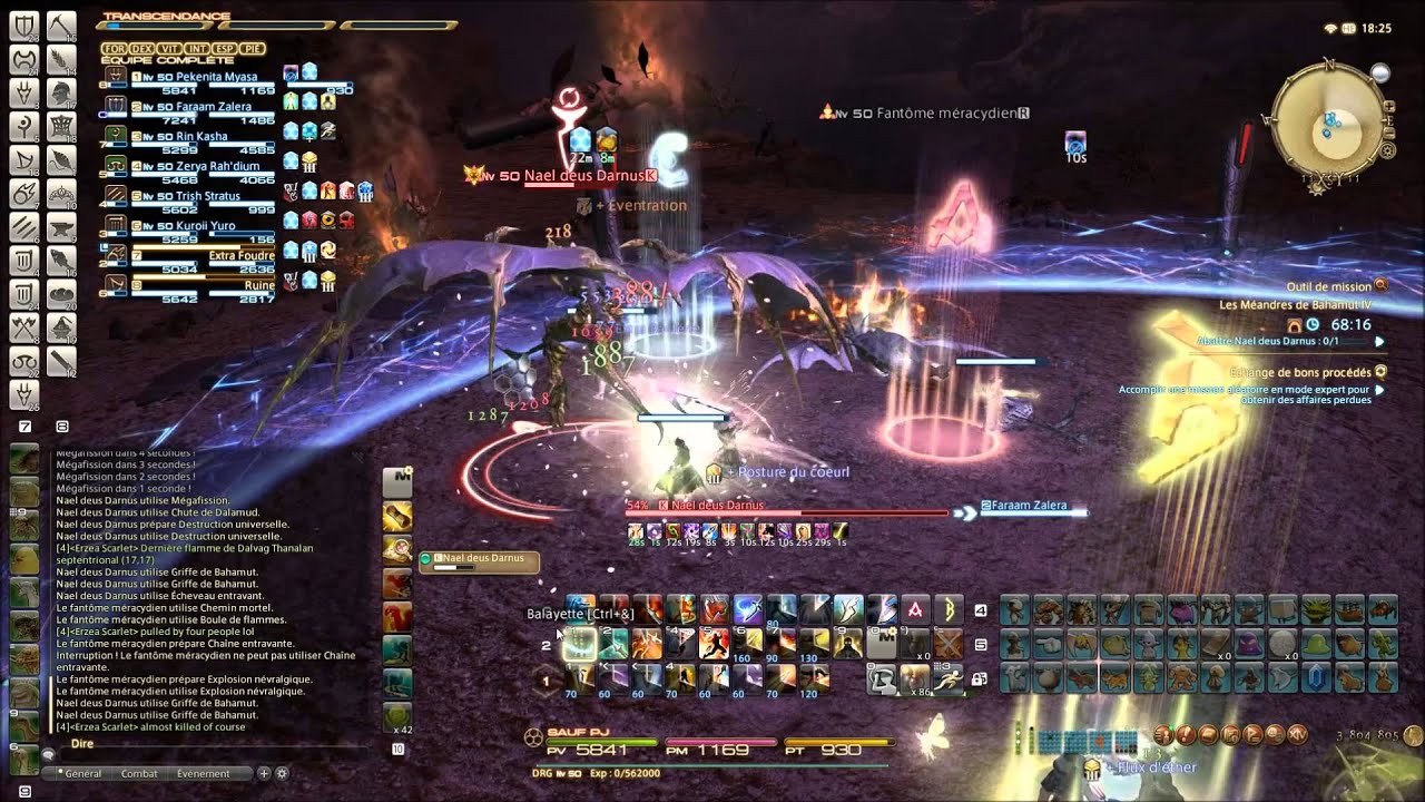 [FFXIV]Wraith - Ragnarok - (T9) Les Méandres de Bahamut Turn 4 - Round ...