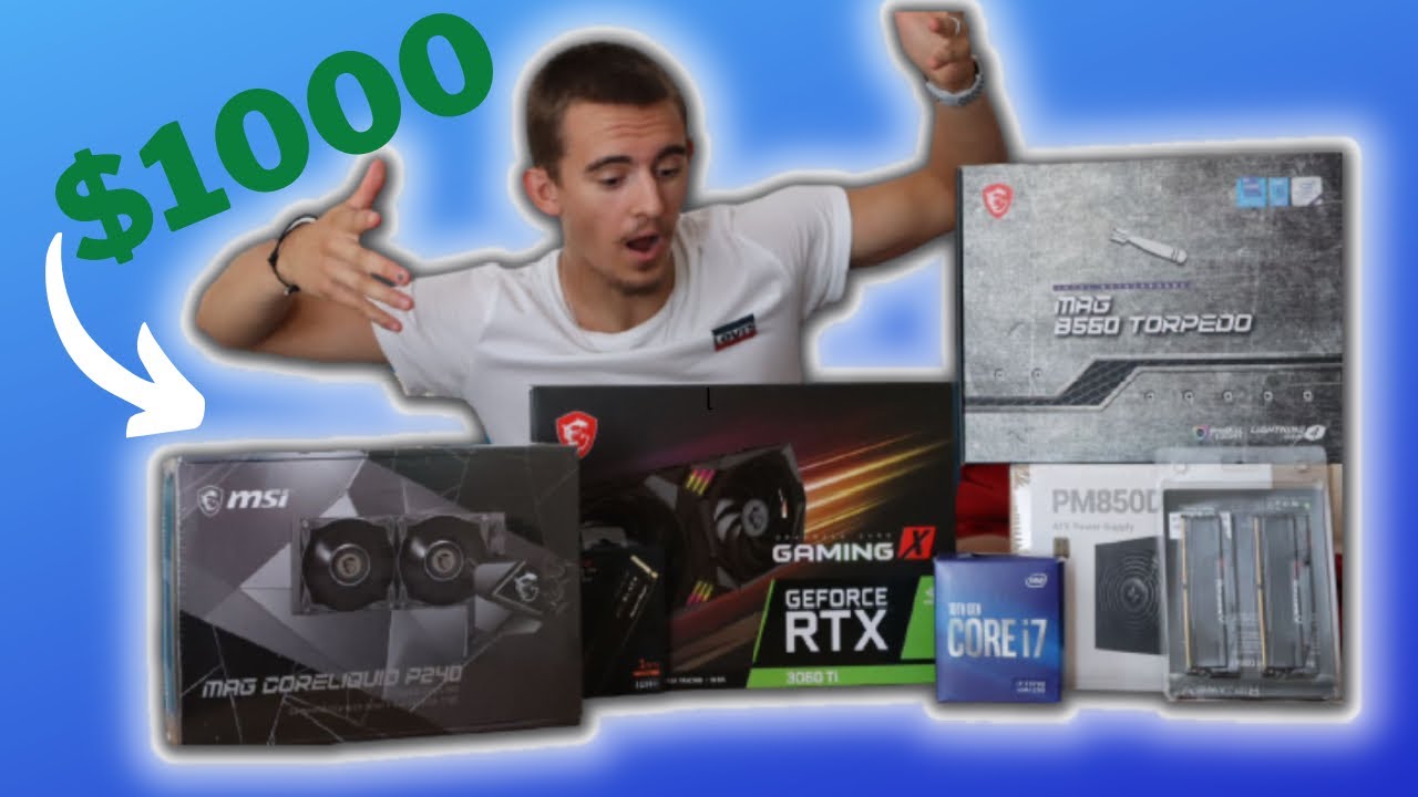 I Build My First Gaming PC over $1000!!! - YouTube