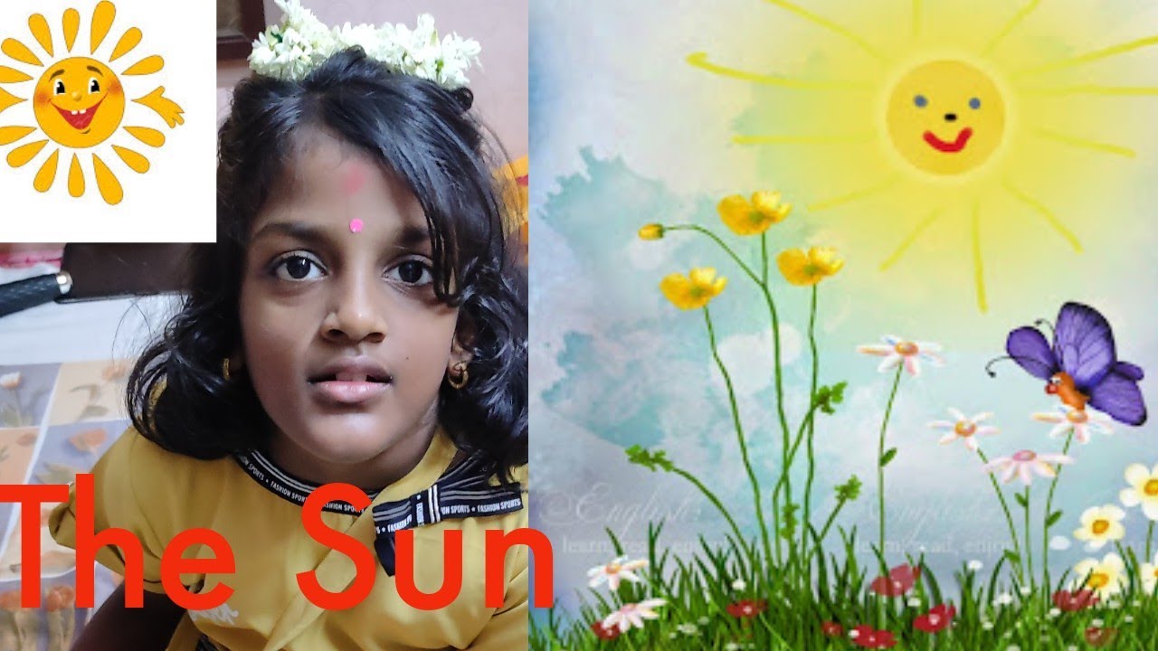 The Sun ☀️ by Gareth Lancaster. Second standard English poem by Dhanya ...