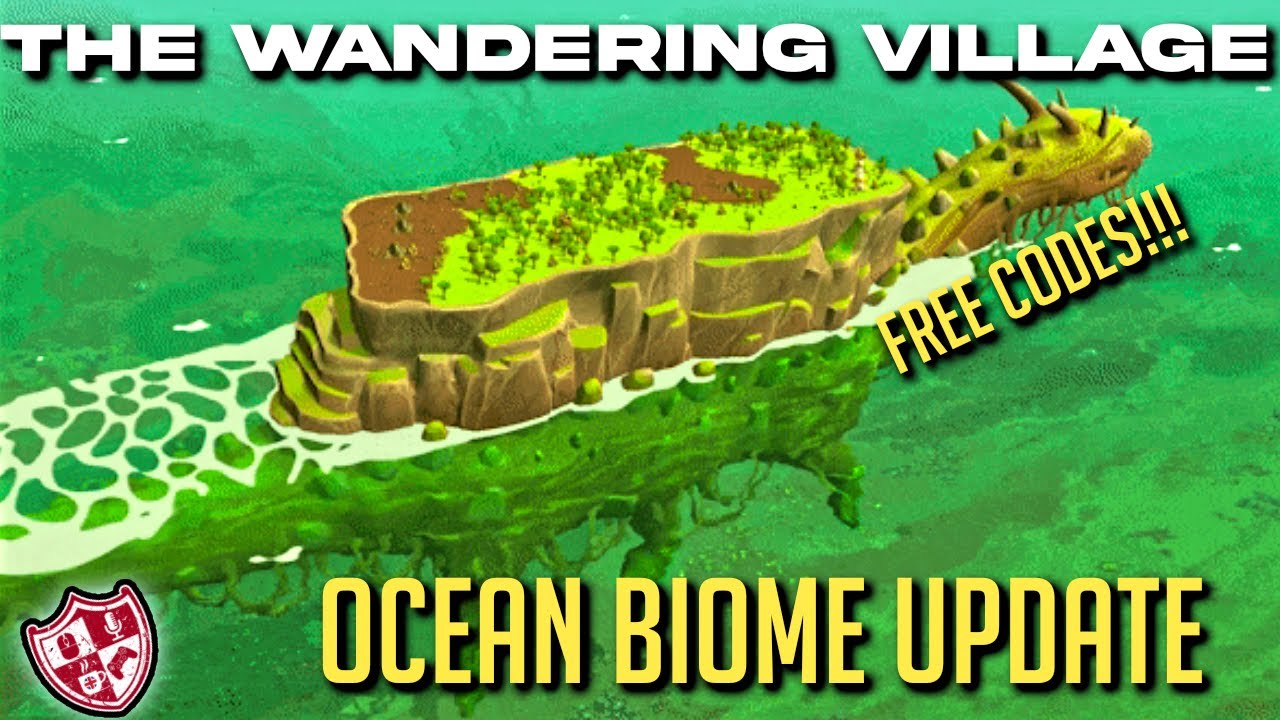 The wandering village Ocean biome HUGE update New buildings added and ...