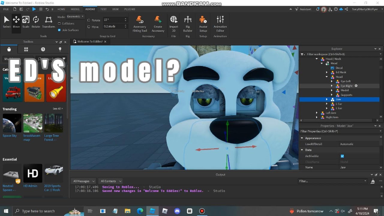 Devlog #3 Ed's Model & Rigging Eddie - YouTube