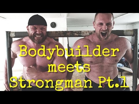 Bodybuilding trifft Strongmen Pt.1 - YouTube