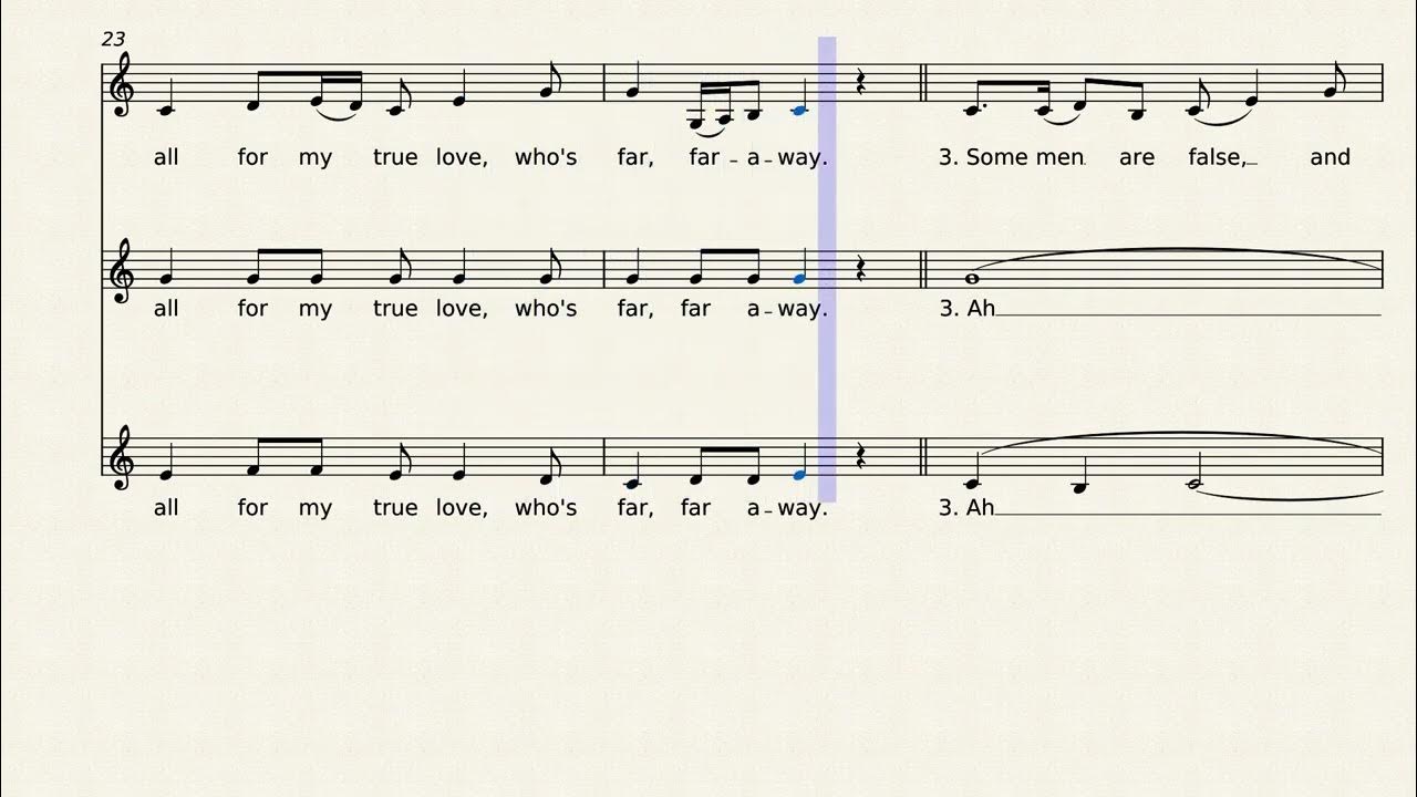 All around my hat - Steelye Span - arranged for SSA a cappella choir ...