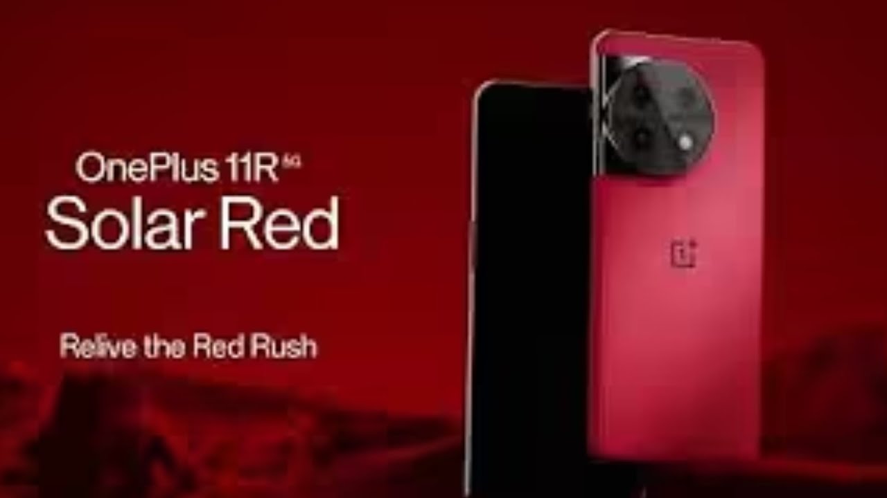 OnePlus 11R 5G Solar Red _ Relive the Red Rush - YouTube