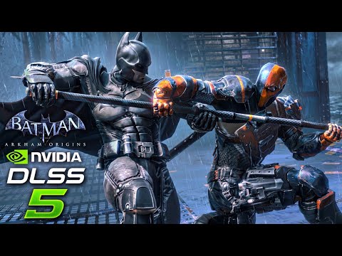 BATMAN Arkham Origins (2013) Deathstroke Boss Fight [DLSS 5 4K60FPS]