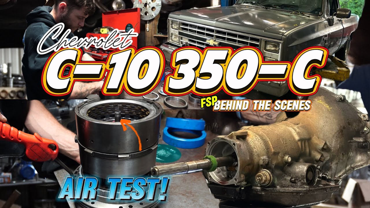 HOW TO ASSEMBLE AND AIR TEST YOUR TH350 TRANSMISSION DRUMS AND PUMP ...