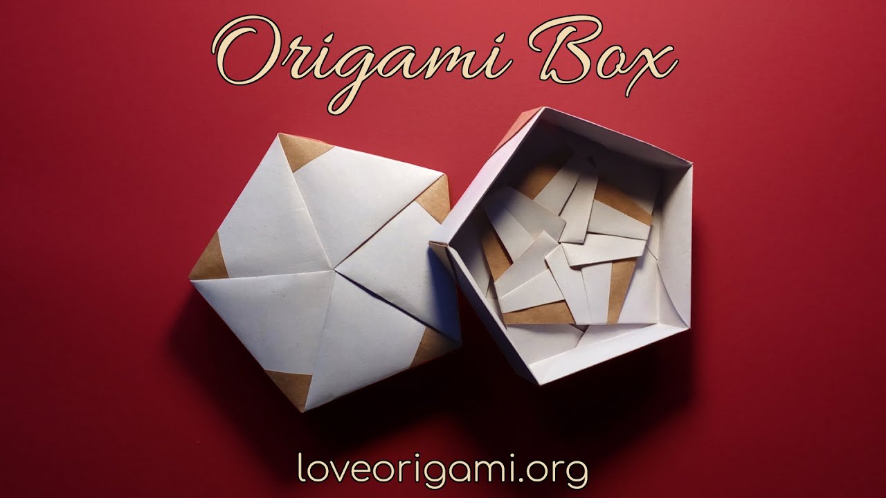 Origami Pentagonal Box - YouTube