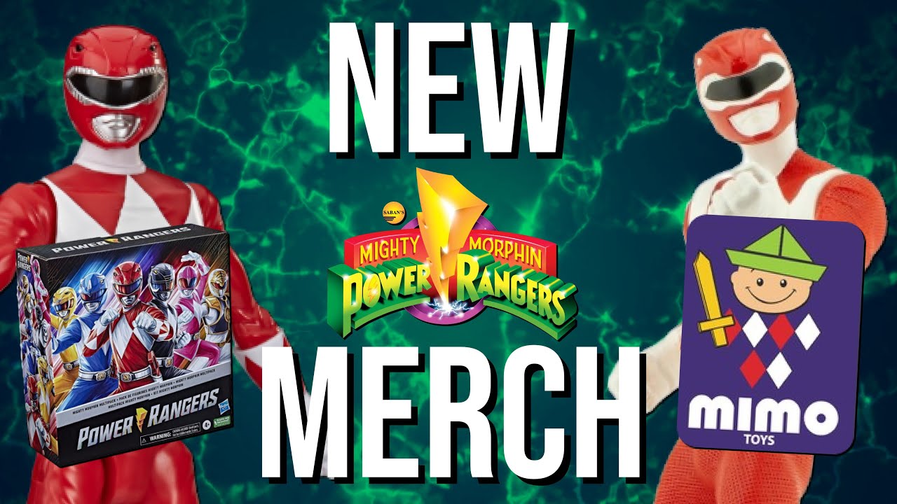 New MMPR Merch! 12in FIgure 6 Pack & Mimo Toys Figures! | Toku Talks ...