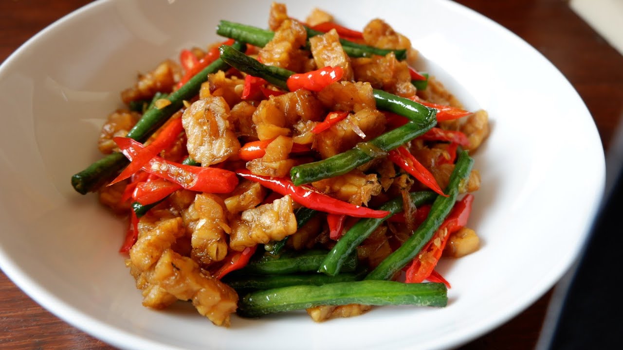 OSENG TEMPE KACANG PANJANG - YouTube