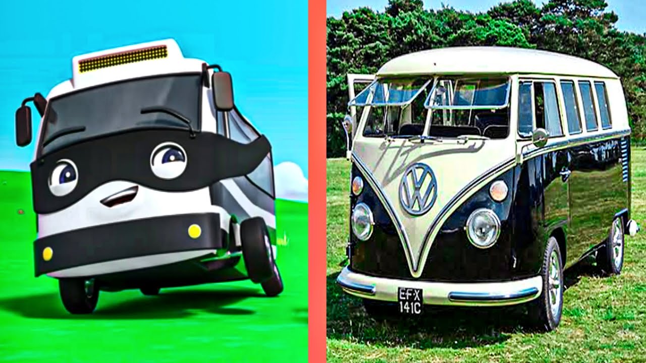 Buster The Bus Characters ln Real Life Part 6 - YouTube