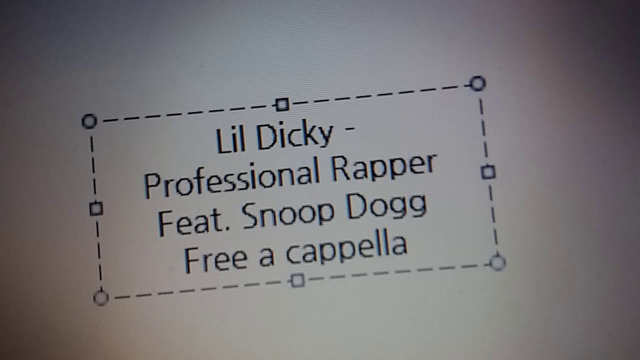 Lil Dicky - Professional Rapper Feat. Snoop Dogg Free a cappella フリー ...
