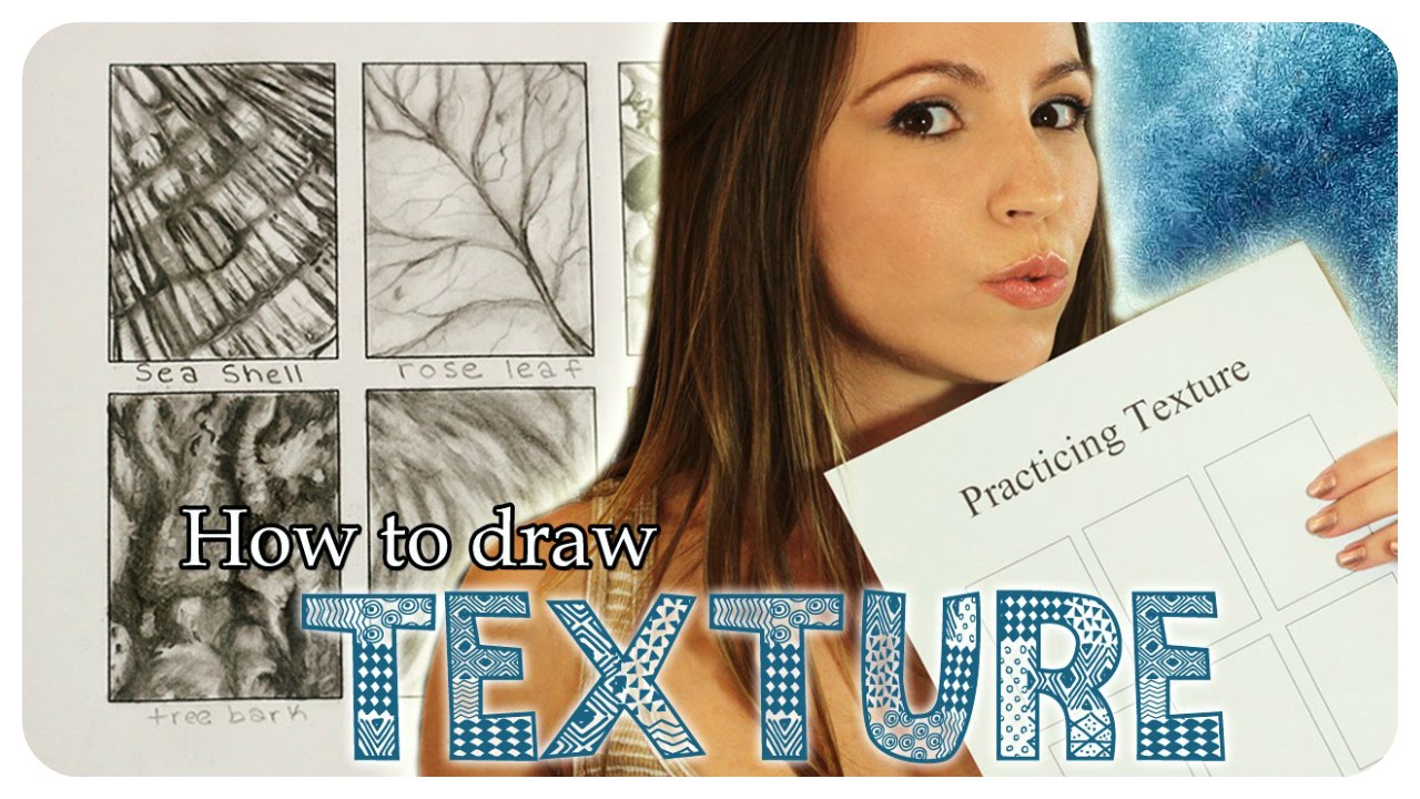 HOW TO DRAW TEXTURE! ♒ - YouTube