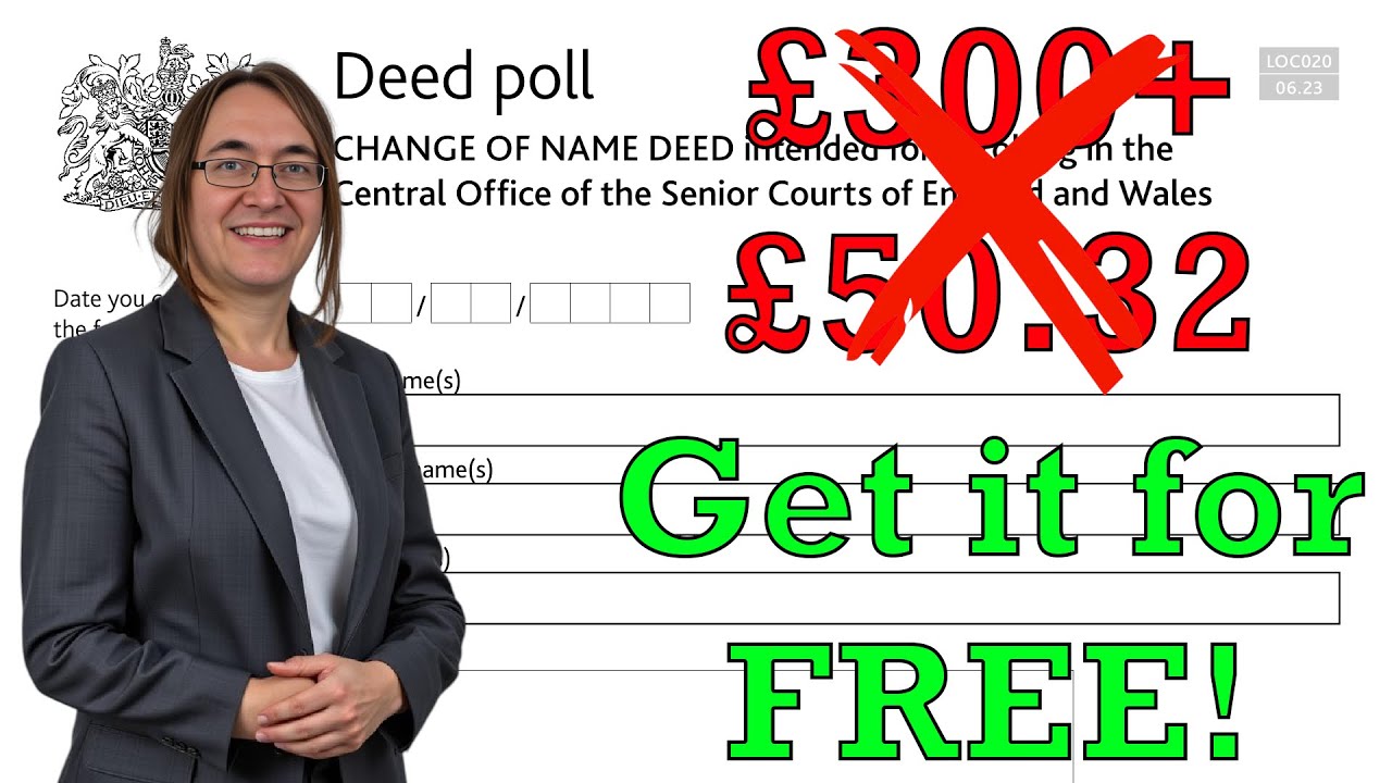 Complete UK Deed Poll Guide 2025 - Save Money, Avoid Legal Mistakes ...