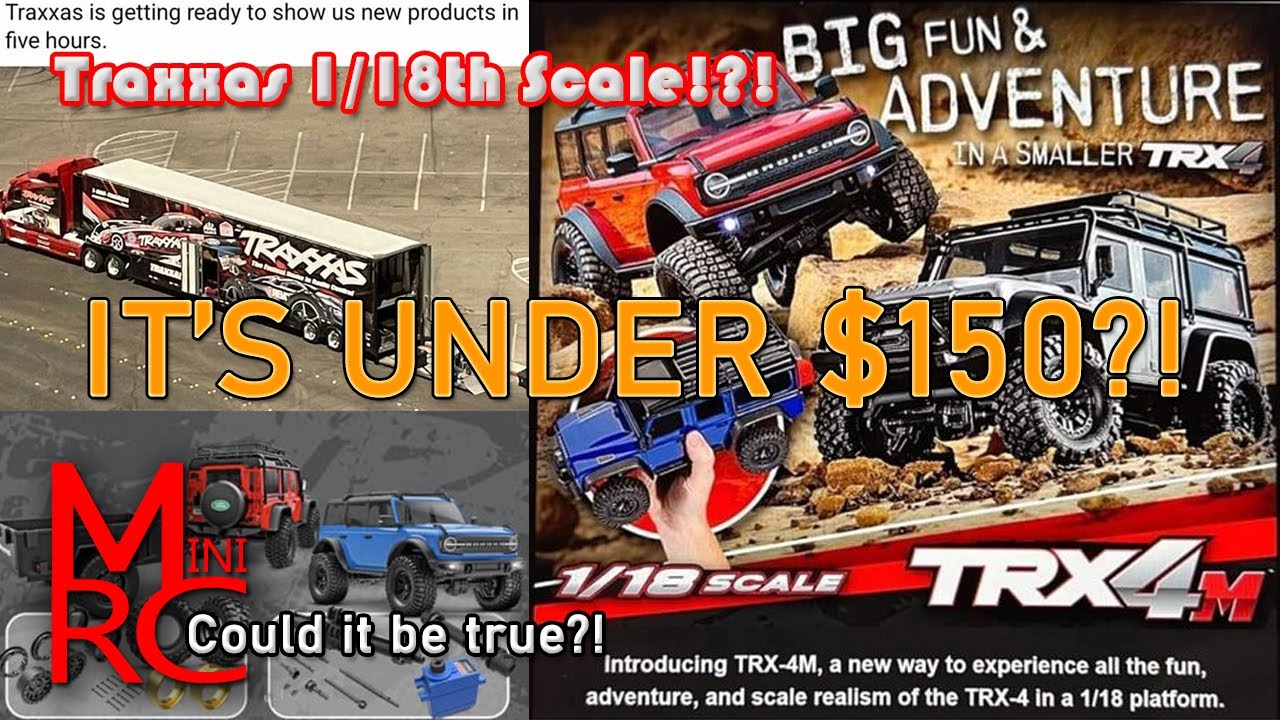 Traxxas TRX4M 1/18th Scale Crawler Revealed and confirmed!!! (And it's ...