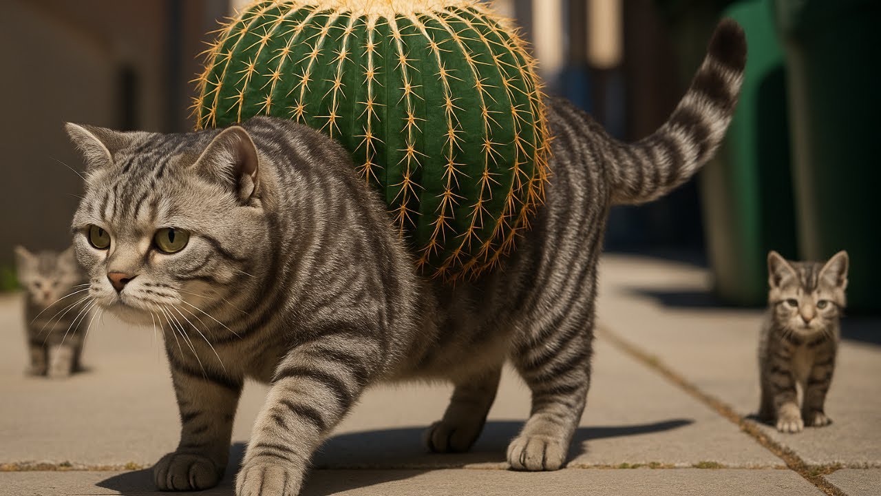 Animal Rescue: Mother Cat Impaled by Cactus – A Touching Survival Story ...