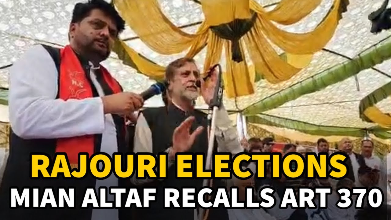 Rally Of Mian Altaf Ahmed larvi, INDIA Alliance Candidate On Anantnag ...