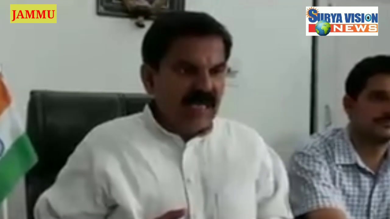 JKNPP Chairman Harsh Dev Singh addressing media persons at jammu - YouTube