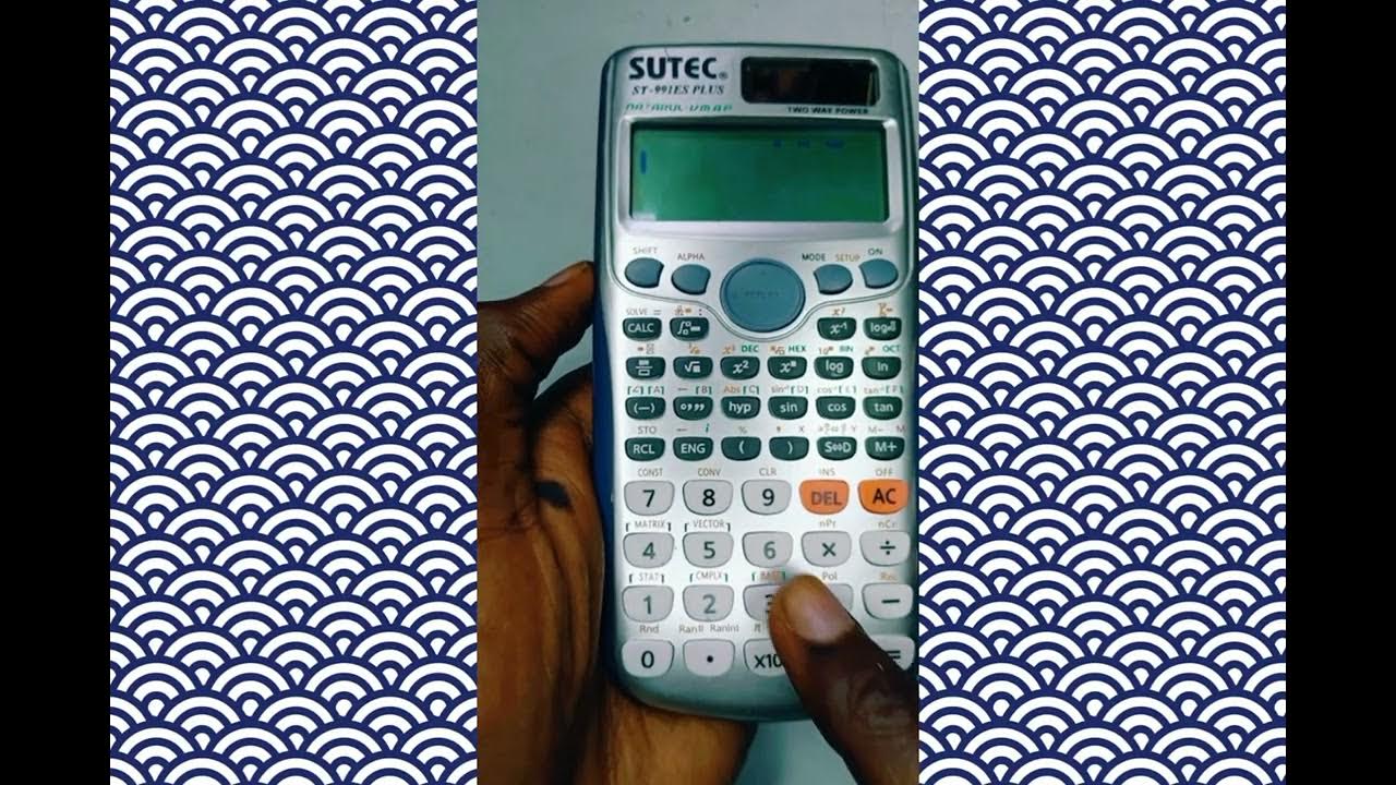 HOW TO RESET YOUR CALCULATOR IF YOU REALIZE ERRORS IN YOUR CALCULATIONS ...