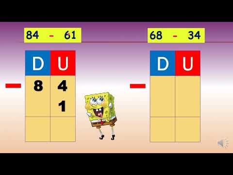 La resta en el tablero de valor posicional - Clases virtuales - YouTube