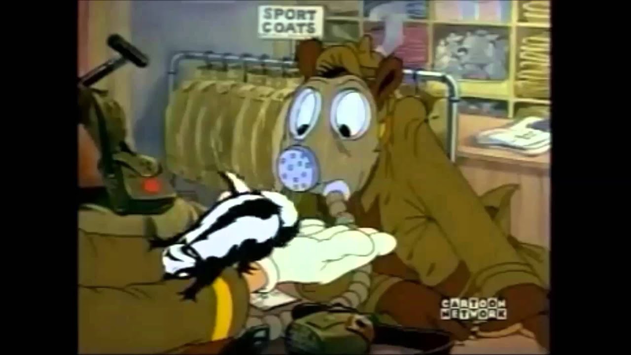 Skunk vs Gas mask - YouTube