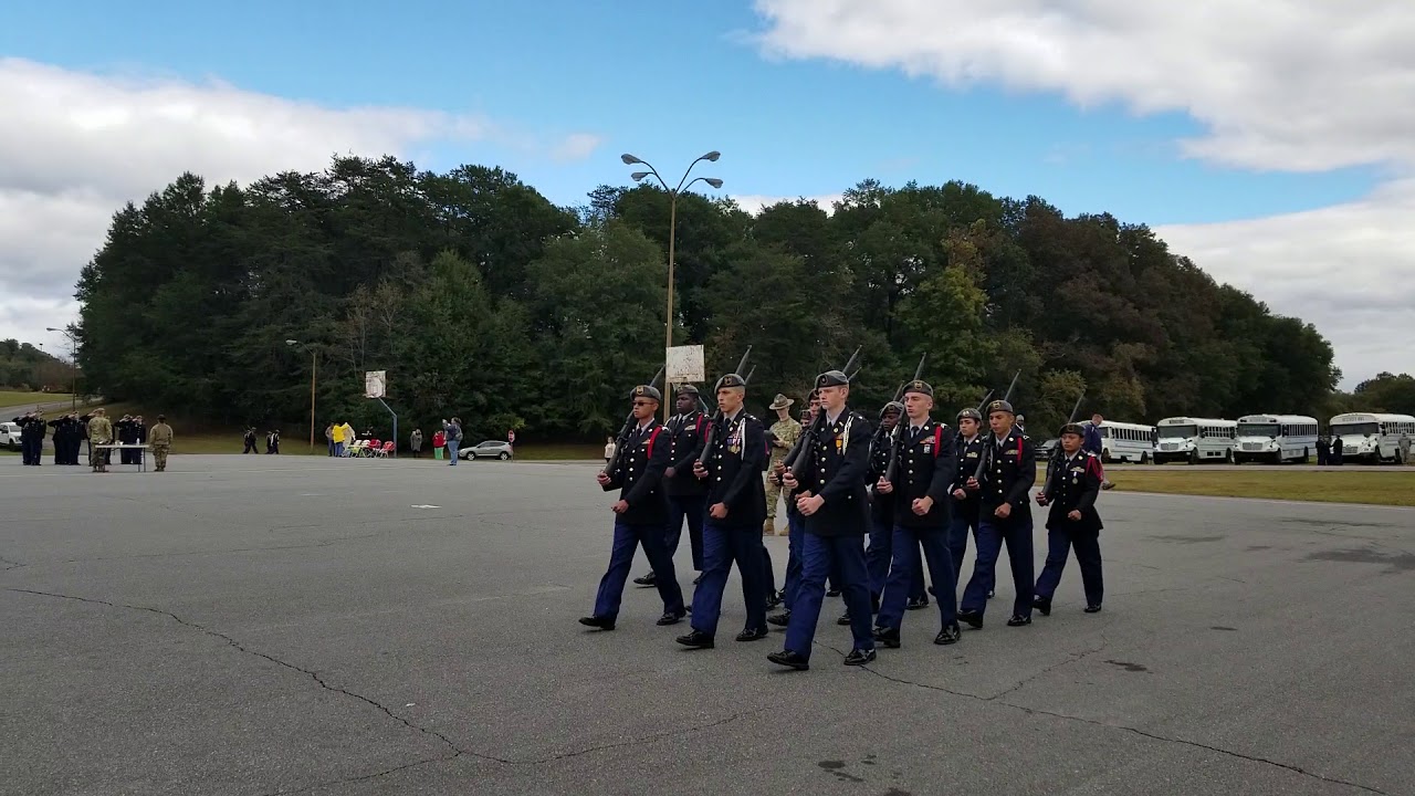 Butler HS Army JROTC Armed Platoon Regulation Drill At Freedom HS Drill ...