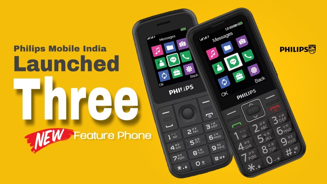 New Feature Fhone Launched by Philips Mobile India|Xenium|E209|E125|E102 - YouTube