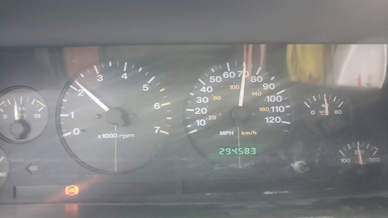 Jeep ZJ speedometer check 4.88 gears - YouTube