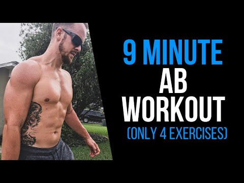 9 Minute Ab Workout You Can Do Anywhere (4 EXERCISES) - YouTube